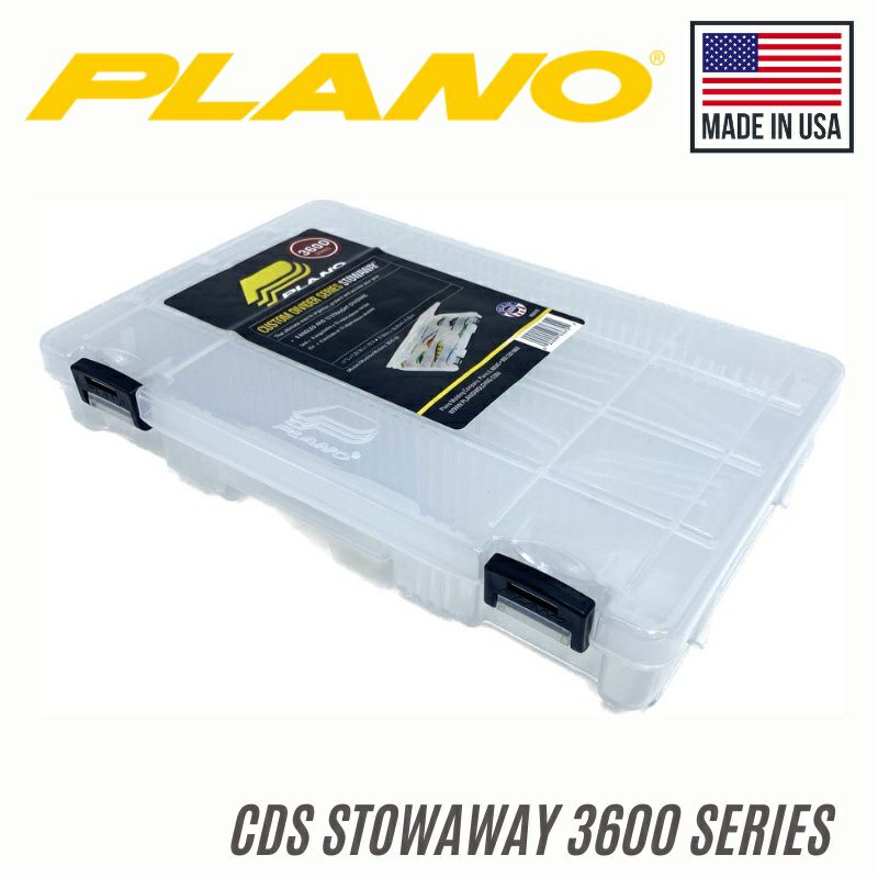 PLANO CUSTOM DIVIDER STOWAWAY 3600 FISHING TACKLE BOX | Shopee Malaysia