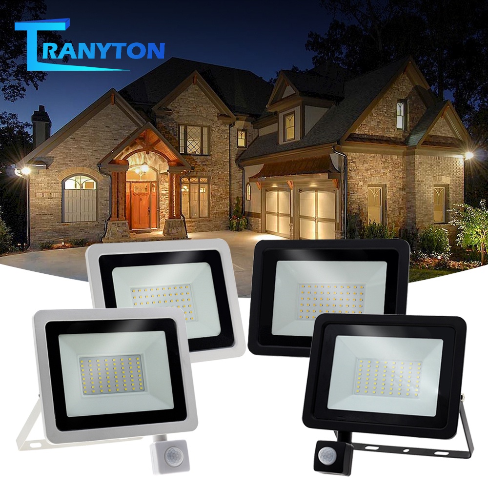 PIR Motion Sensor LED Spotlight 240V 10W 30W 50W 100W Waterproof LED ...