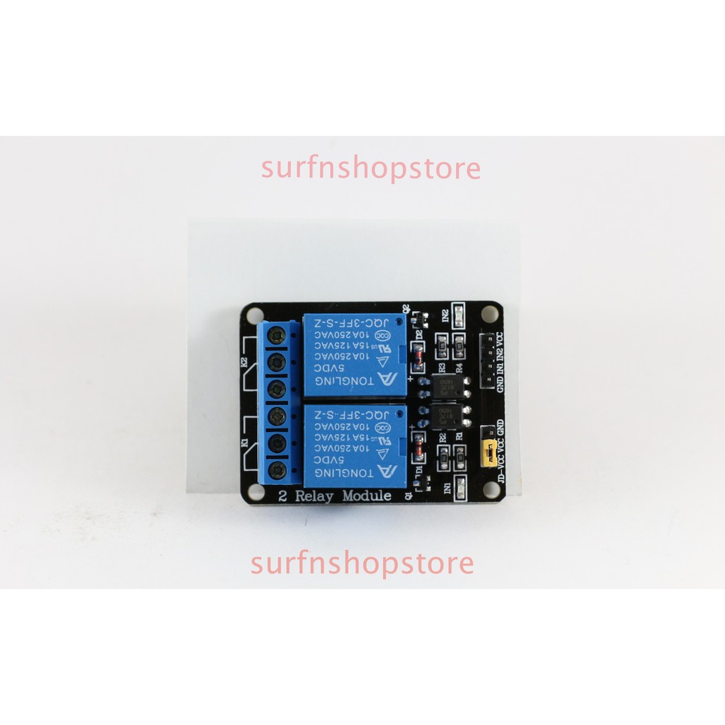 Arduino 2 Channel Way Opto Isolator 5V Relay Module ( ACTIVE LOW ...