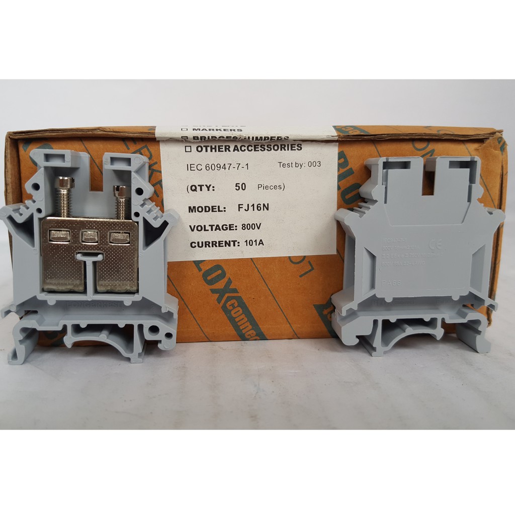 BLOX UK3N-16N screw type terminal block FJ3N FJ5N FJ6N FJ10N FJ16N ...