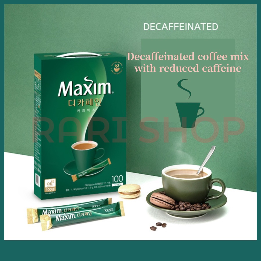 [Maxim] Decaffeinated Coffee Mix (10T,20T) KOREA Instant Stick Coffee ...