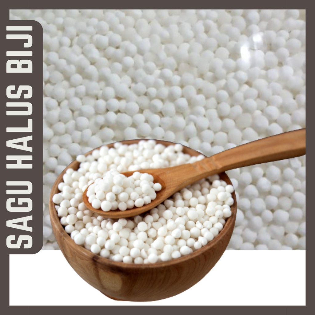 Sagu Halus Biji, sago seeds, 沙谷, 1kg | Shopee Malaysia