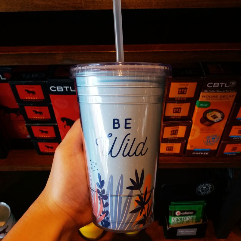 ORIGINAL The Coffee Bean & Tea Leaf CBTL Chill Be Will 16oz Cold Cup ...