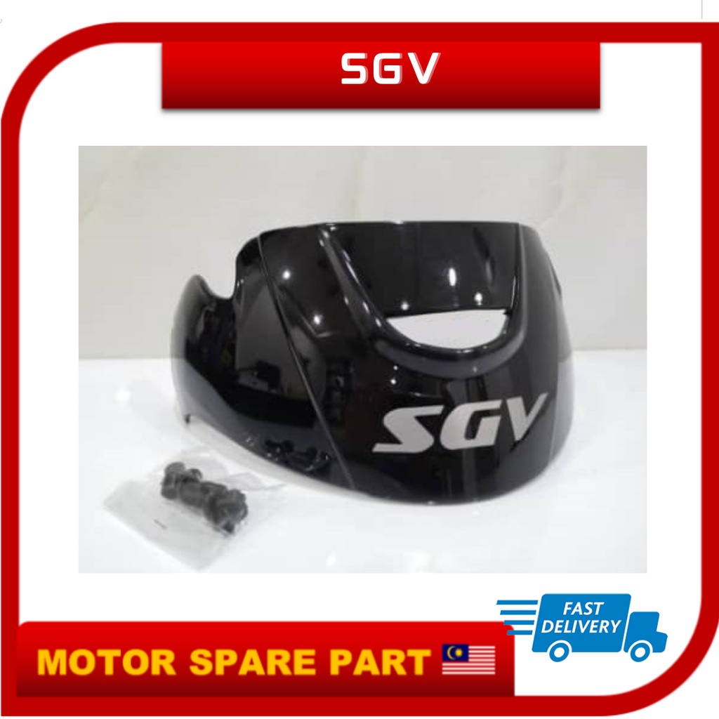 Cruiser Sgv Helmet Black Cap Included Nut | Shopee Malaysia
