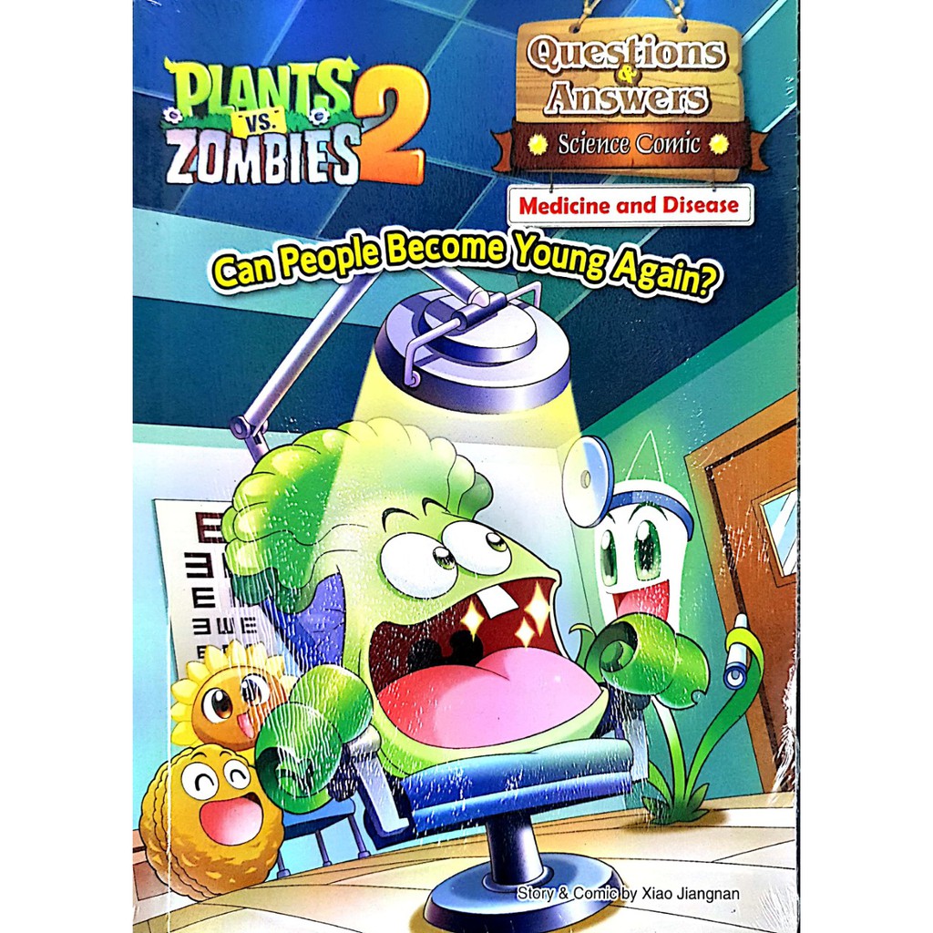 PLANTS VS ZOMBIES - QUESTIONS & ANSWERS ( SCIENCE COMIC ) | Shopee Malaysia