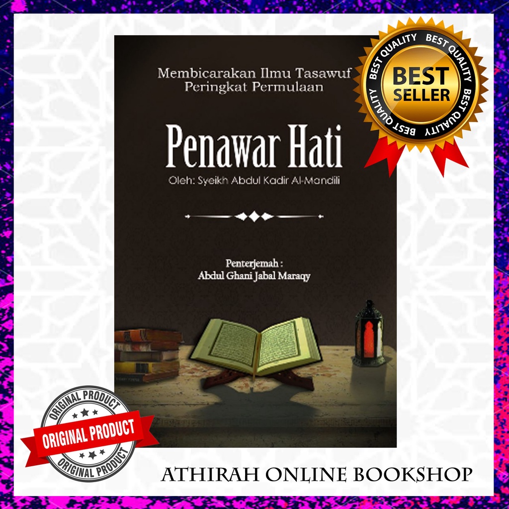 Ready Stock Kitab Penawar Hati Syeikh Abdul Kadir Al Mandili Jawi Dan