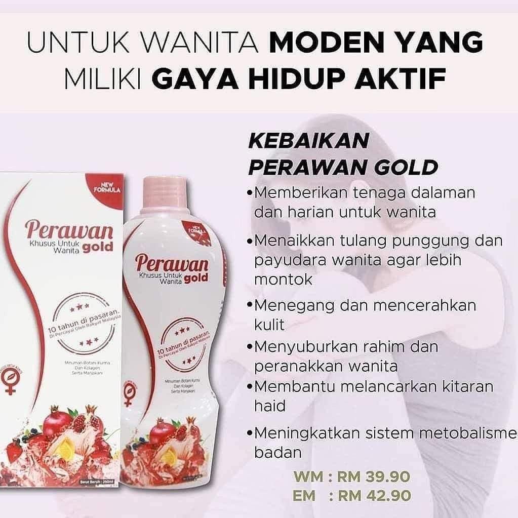 FAST DELIVER DHERBS JUS PERAWAN GOLD + BUBBLE WRAP | Shopee Malaysia