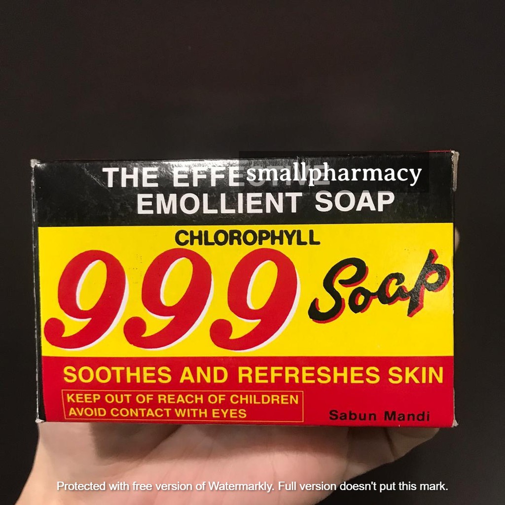 Emollient Chlorophyll 999 Soap 90g Sabun Mandi/Body Bath Soap /叶绿素香皂 ...