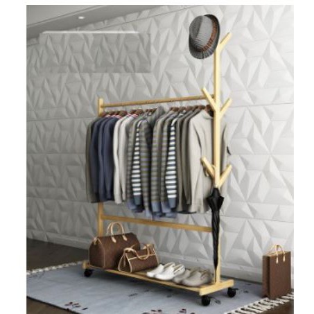 Modern Rack Hanger Cloth Hanging Cloth Hanger Coat Modern Rack Wheels ...