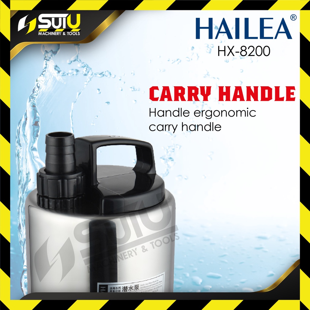 HAILEA HX-8200 / HX8200 Fish Pond Aquarium Submersible Pump 100W ...