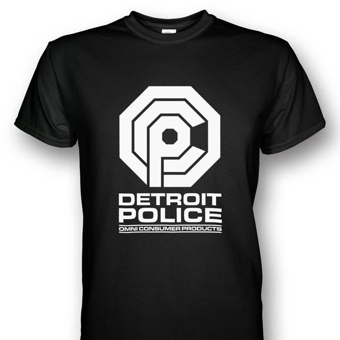 RoboCop OmniCorp T-shirt Omni Consumer Product OCP | Shopee Malaysia