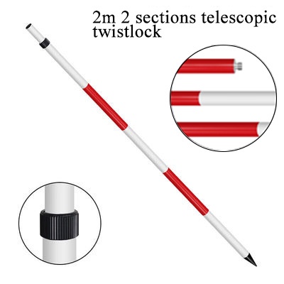 SURVEY RANGING POLE RANGING ROD PRISM POLE MINI PRISM POLE | Shopee ...