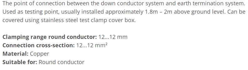 ATEG PTCG2612 26 x 12mm Lightning Plate Type Test Clamp Copper | Shopee ...