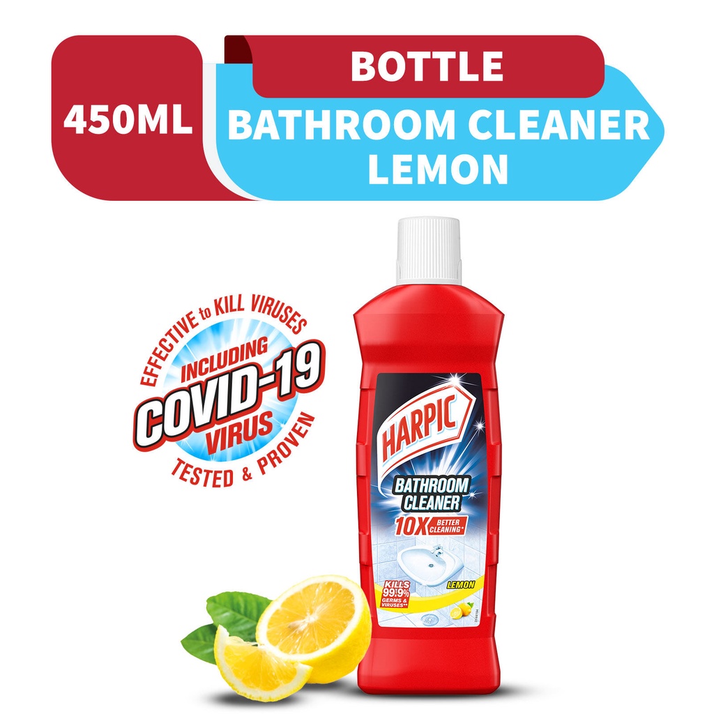 Harpic Bathroom Cleaner 10x Better Cleaning Kill 99.9% Germs (360ml ...