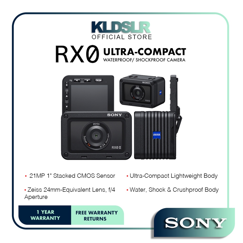 Sony RX0 Ultra-compact Shockproof/Waterproof Camera (Sony Malaysia ...