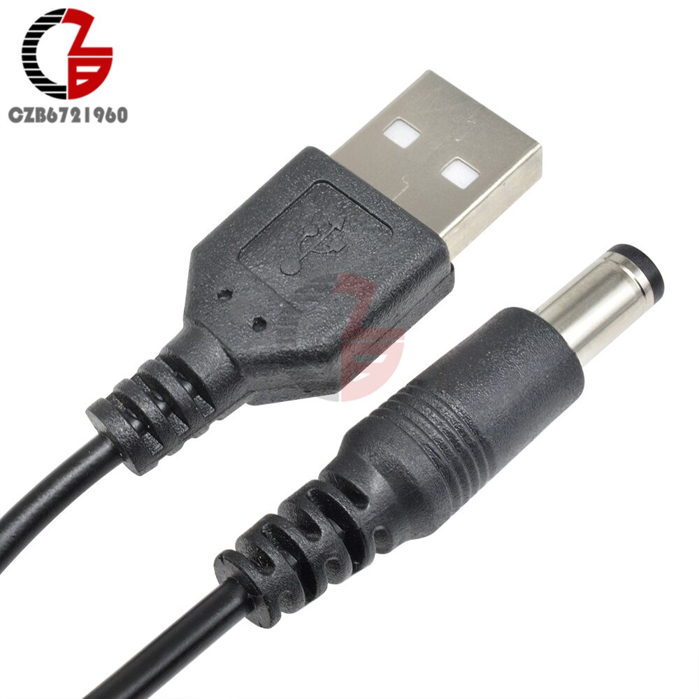 Preorder USB 2.0 Male A to DC 5.5mm x 2.1mm Plug DC Power Cord Socket ...