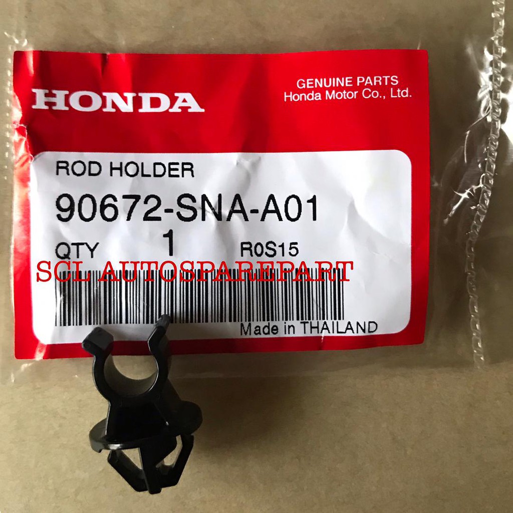 90672-SNA-A01 Bonnet Stay Clip holder Honda T9A / SDA / HRV / SX8 / T5A ...