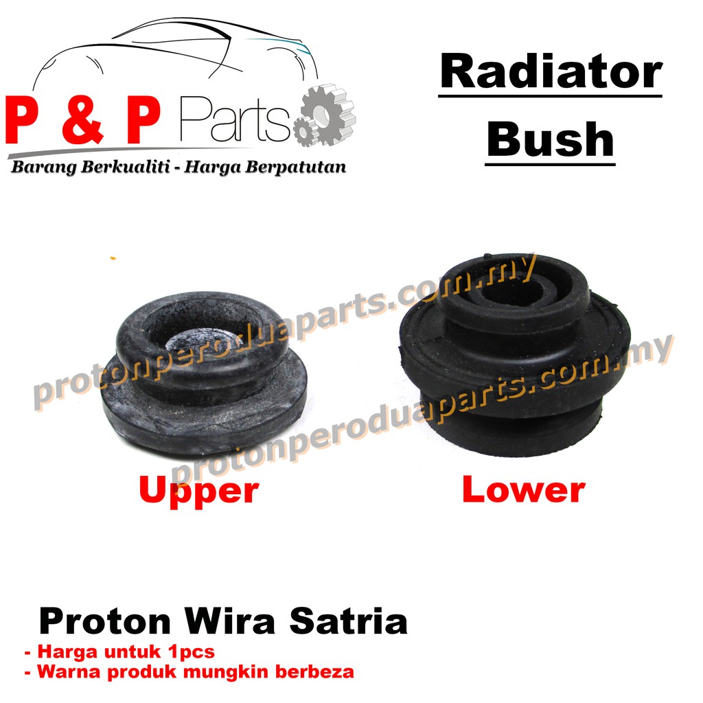 Bush Radiator Getah Lower Upper Atas Bawah - Proton Wira Satria - 1pcs ...