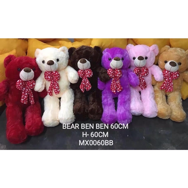🔥READY STOCK🔥PATUNG TEDDY BEAR 60cm YANG COMEL🔥 | Shopee Malaysia