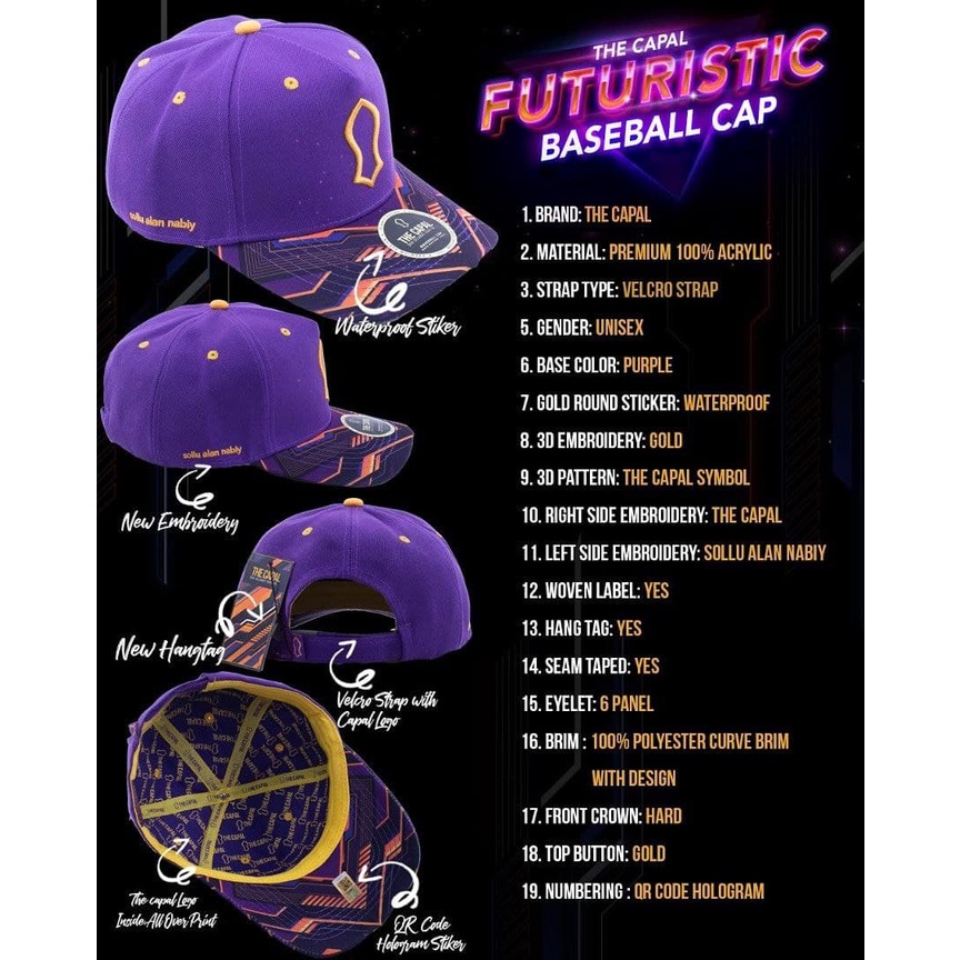 READY STOCK BASEBALL FUTURISTIC CAP 2021 | Shopee Malaysia