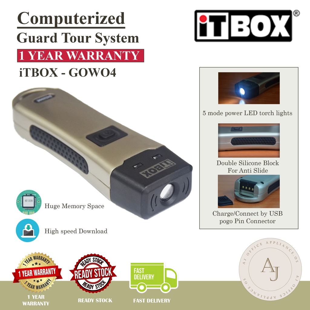 iTBOX GOWO4 Computerized Guard Tour System | Patrol System | RFID ...