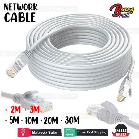 Network Cable Cat5e RJ45 Ethernet LAN Network Cable 5M/10M/20M/30M ...