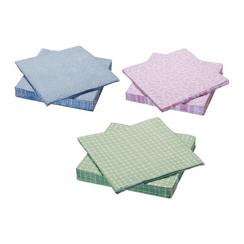 Entusiasm Paper Napkins, Various Colors 33x33 cm | Shopee Malaysia