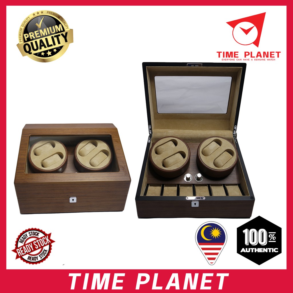 BilanO' Polo Collection Luxury Wood Automatic Rotate Watch Winder With ...