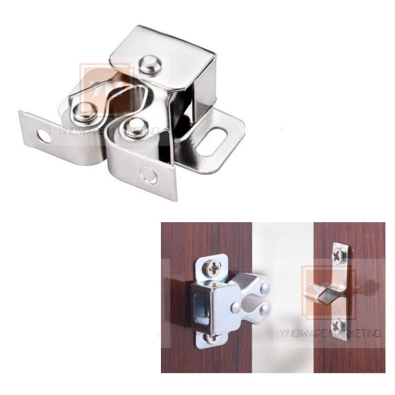 Double ball catch latch door iron metal clip lock with prong for ...