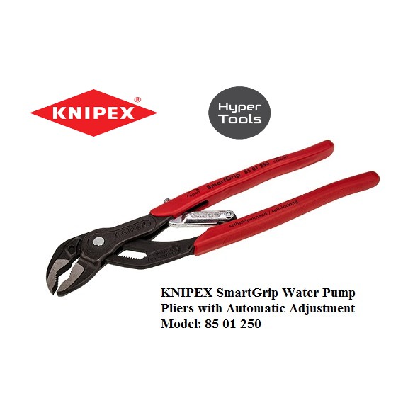KNIPEX SmartGrip Water Pump Pliers with Automatic Adjustment - Model ...