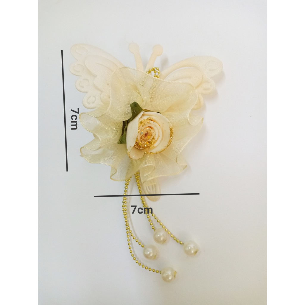 (BR 0019 R) Bunga Rozet Siap Pin Corsage | Shopee Malaysia