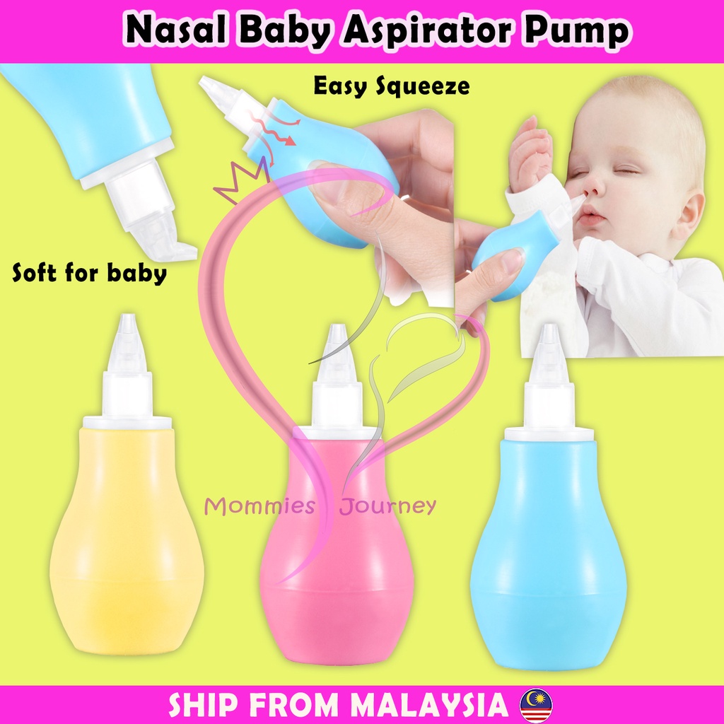 Nasal Aspirator Pump Manual Baby Penyedut Hingus Selsema Kahak Vacuum ...