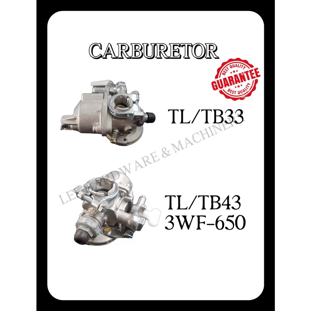 [READY STOCK] TB43/TL43/3WF-650/TL33/TB33CARBURETOR MESIN RUMPUT | Shopee Malaysia