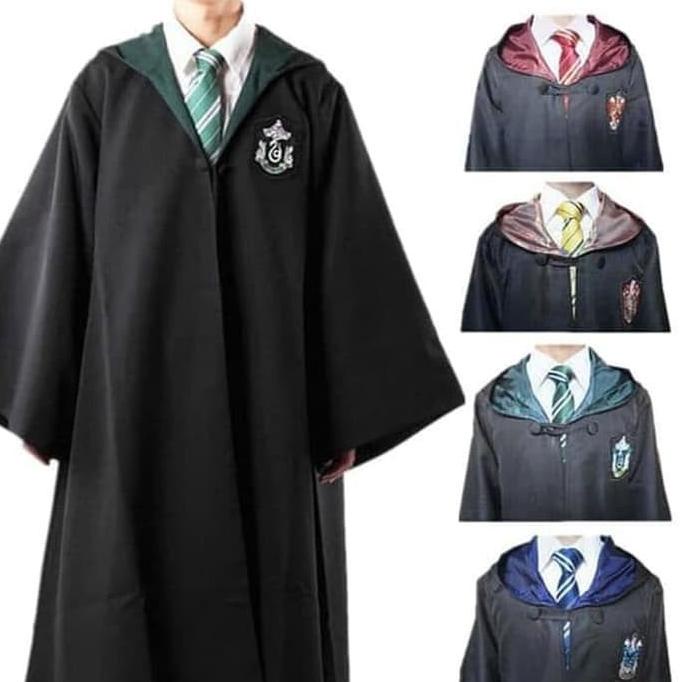 Harry Potter Cloak Harry Potter Tie Cloak Halloween Cosplay Costume ...