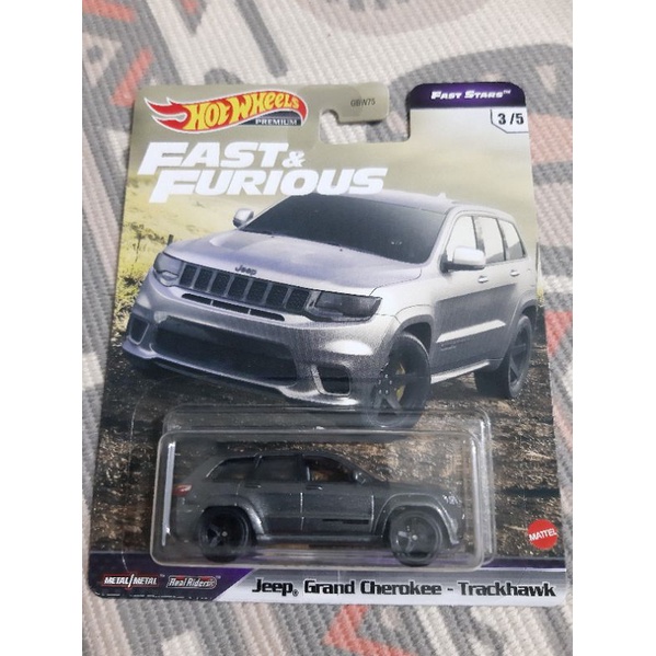 Hot Wheels JEEP GRAND CHEROKEE-TRACKHAWK (F&F FAST STARS) | Shopee Malaysia
