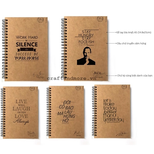 Vintage brown kraft paper notebook | Shopee Malaysia