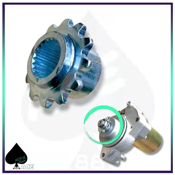EX5 W100 DREAM STARTER MOTOR SMALL GEAR ONLY KRISS100 CT100 MR1 BONUS ...