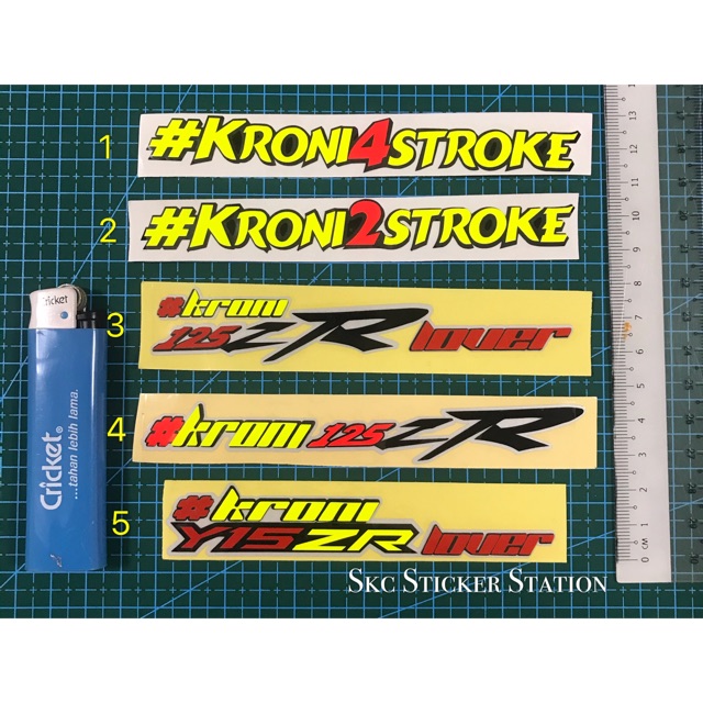 Sticker Cutting Overlapping # Ayat Perkataan ( pantulan & florescent) # ...