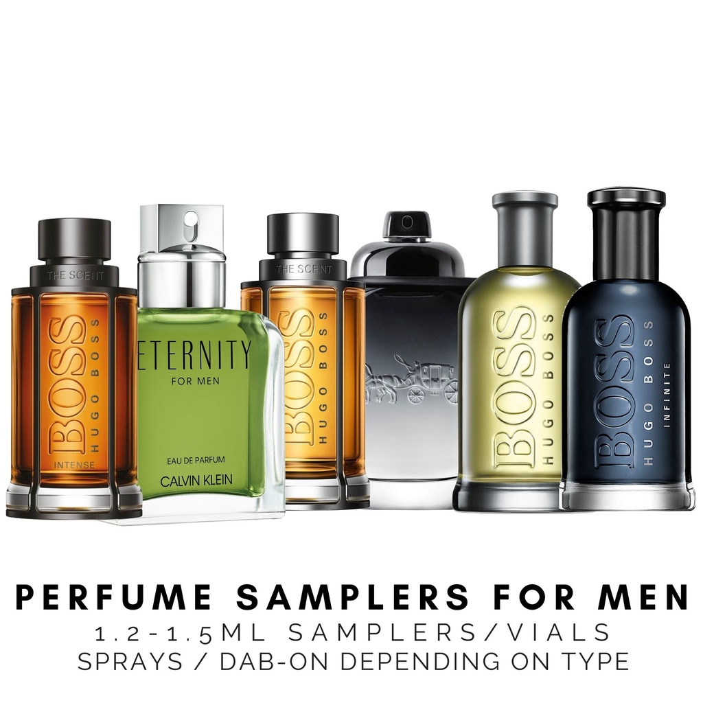 Original Perfume Samples for HIM [Variations 1.2ML-2.0ML / Spray or Dab ...