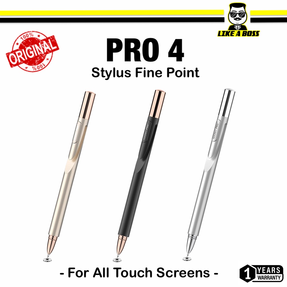 Adonit Jot Pro 4 New Generation Fine Point Stylus Pen (Original) Ready ...