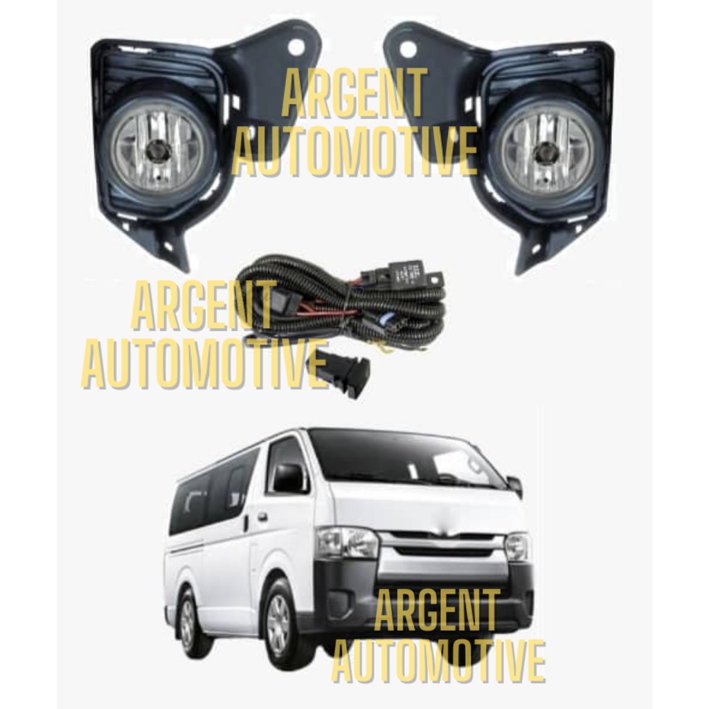 TOYOTA HIACE 2014-2017 FOH LIGHT FOG LAMP FULL SET | Shopee Malaysia