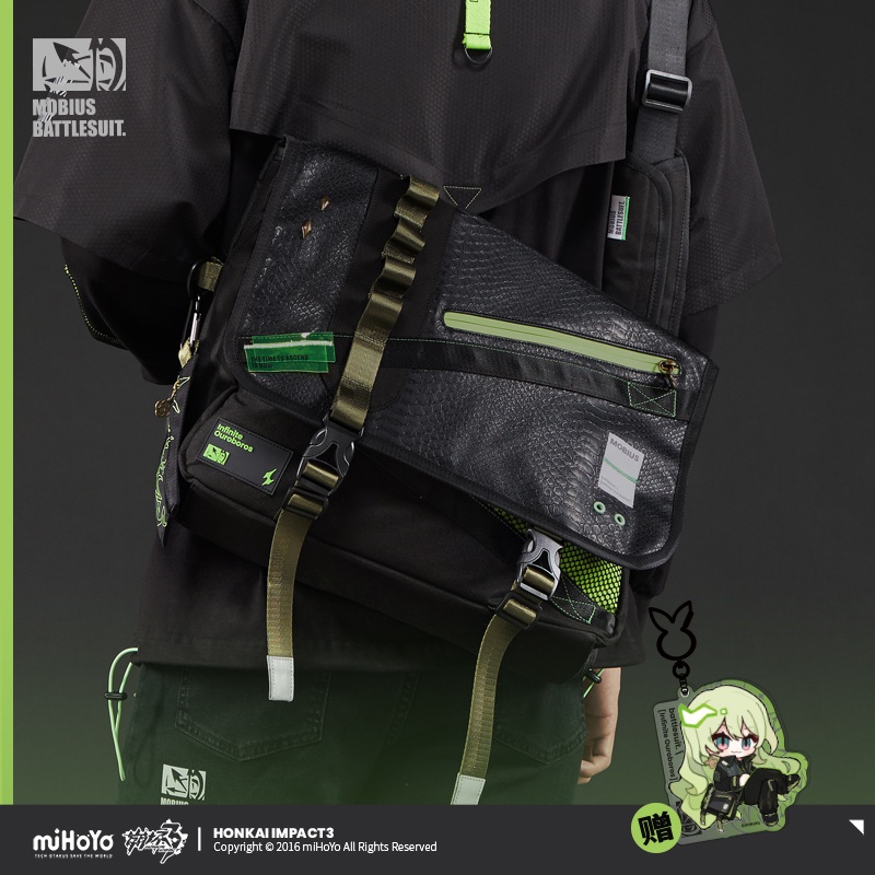 Mihoyo Honkai Impact Mobius waist bag 【米哈游/崩坏3】梅比乌斯无限噬界之蛇主题死飞包 miHoYo ...