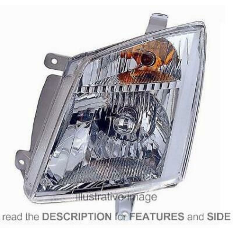 original Headlight Isuzu D-Max 2007-2012 Left passenger side. Triton ...