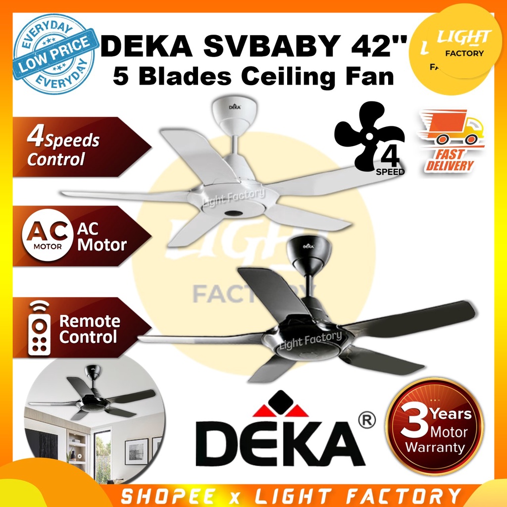 DEKA SV BABY 42'' DEKA SVBABY / Ecoluxe 42'' Baby Fan Reverse Function ...