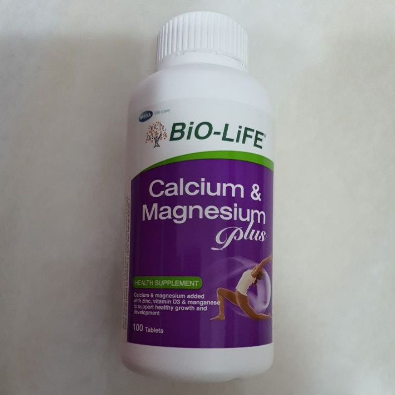 Bio-Life Calcium & Magnesium Plus Tablets 100s (Expiry Date:02/2026 ...