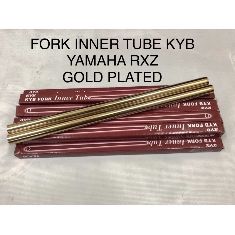 FORK INNER TUBE BATANG CHROME FORK GOLD PLATED EMAS LIMITED EDITION KYB ...