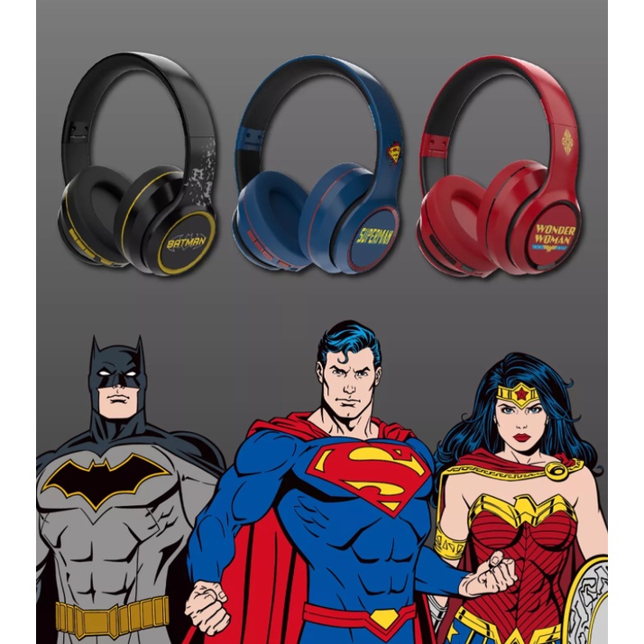 🔥READY STOCK🔥 A&S wireless Headphones Original Batman Superman Wonder ...