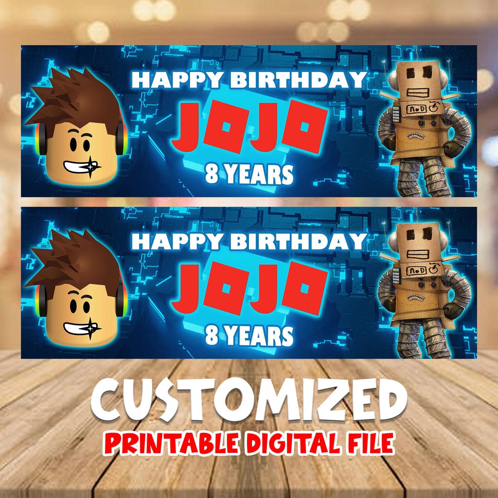 ROBLOX BIRTHDAY BANNER | Shopee Malaysia