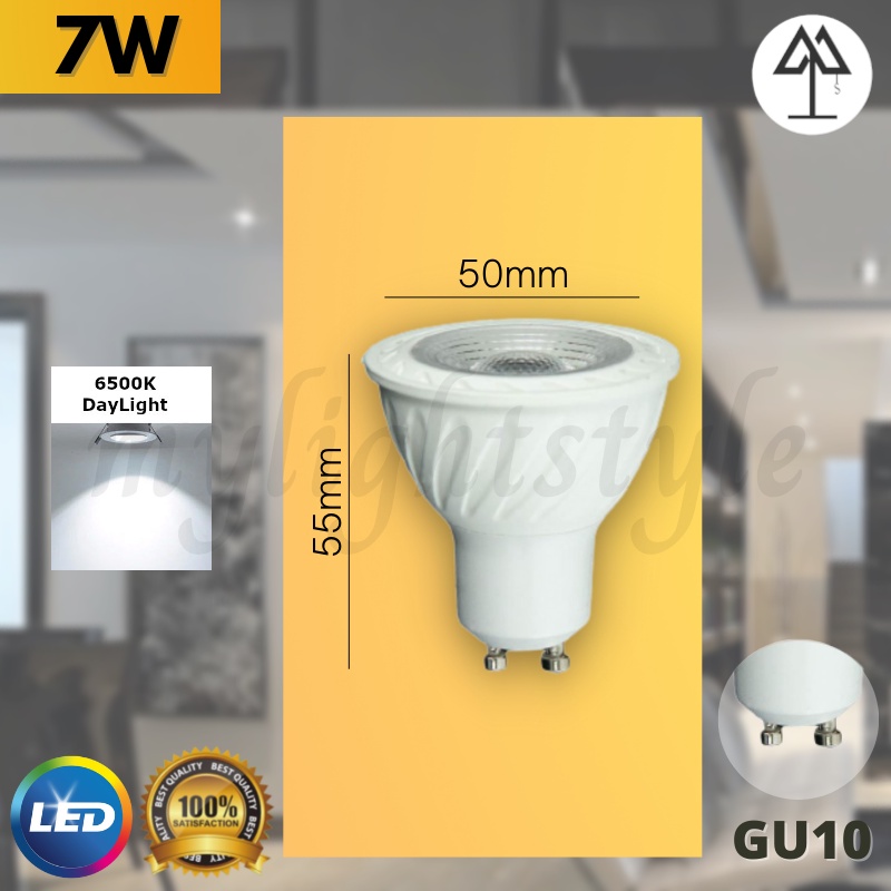 LED GU10 5W 7W EYEBALL LIGHT CASING SPOTLIGHT RECESSED DOWNLIGHT FRAME ...