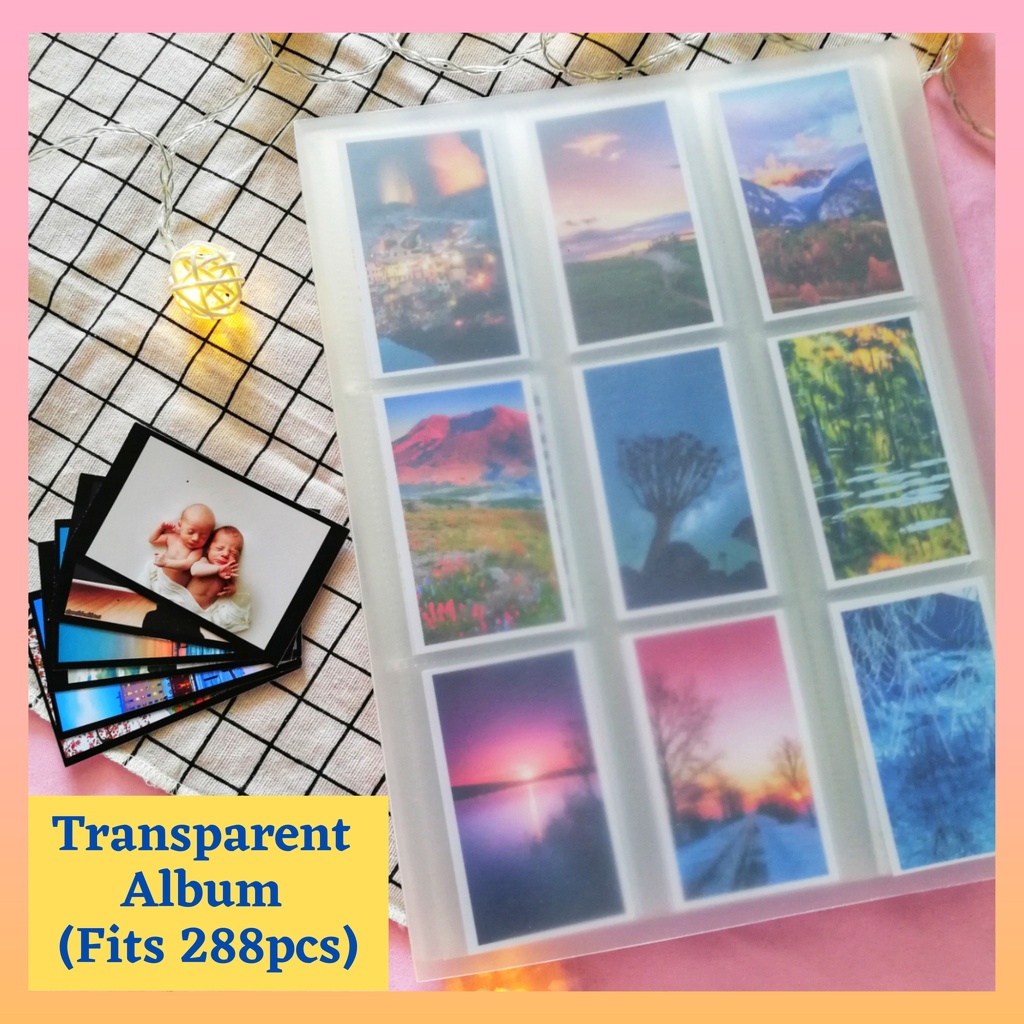 Transparent Photo Album Fit 288pcs Lomo Card @ 2R Photo | Shopee Malaysia